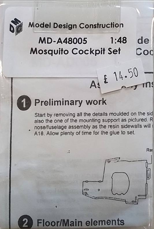 MD-A48005 MOSQUITO COCKPIT SET