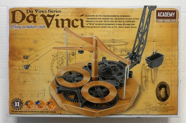 ACADEMY 18157 LEONARDO DA VINCI FLYING PENDULUM CLOCK Model Kit