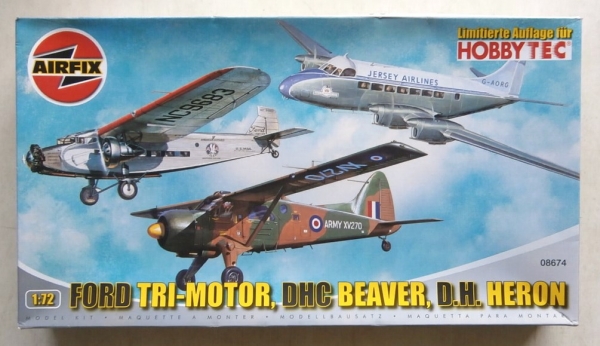 AIRFIX Models | AIRFIX 08674 FORD TRI-MOTOR DHC BEAVER DH HERON