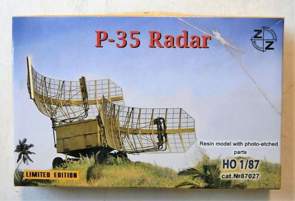 ZZ MODELS HO 87027 P-35 RADAR Military Model Kit