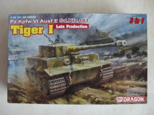 DRAGON 1/35 6406 TIGER I LATE PRODUCTION Military Model Kit