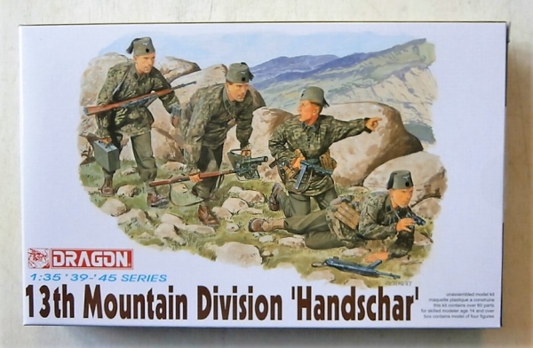 DRAGON 1/35 6067 13th MOUNTAIN DIVISION HANDSCHAR Military Model Kit