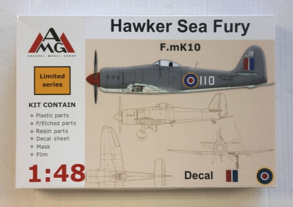 ARSENAL MODEL GROUP 1/48 48601 HAWKER SEA FURY Model Kit