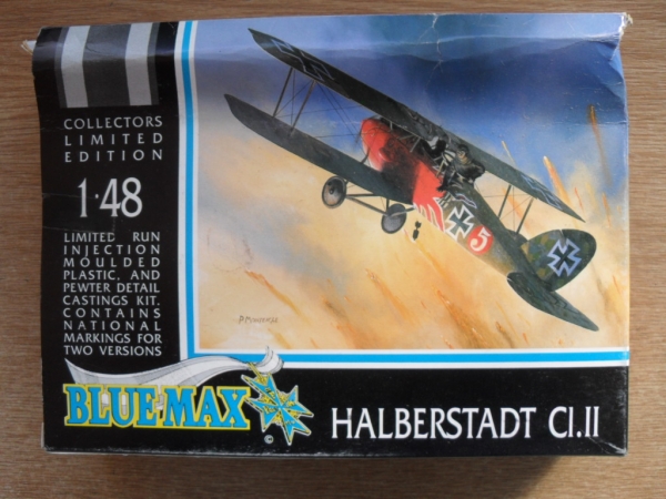 BLUE MAX 1/48 202 HALBERSTADT CL.II Model Kit