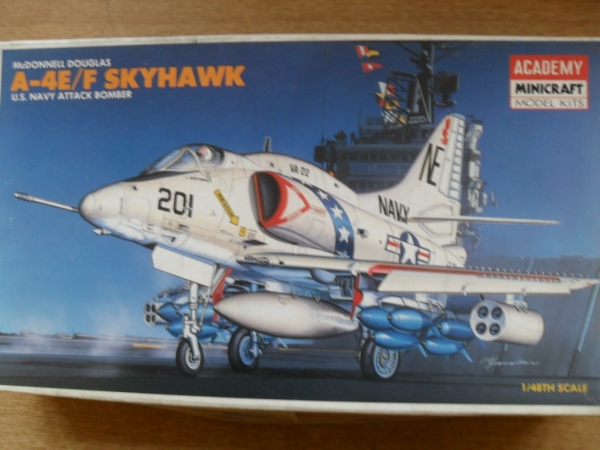 ACADEMY 1/48 1657 McDONNELL DOUGLAS A-4E/F SKYHAWK Model Kit