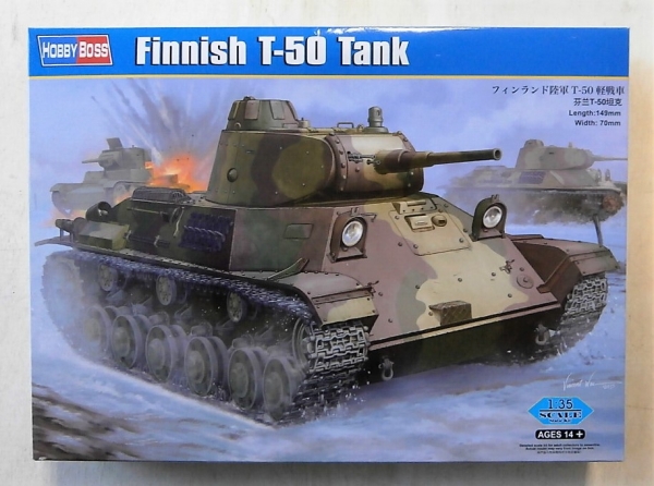 HOBBYBOSS 1/35 83828 FINNISH T-50 TANK Military Model Kit