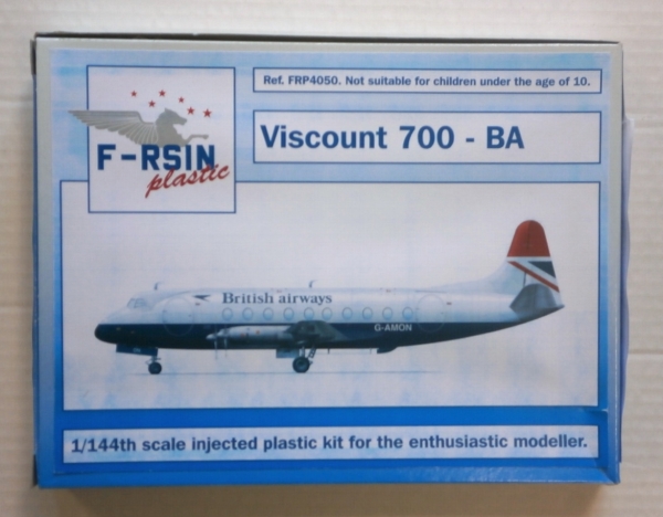 F-RSIN 1/144 4050 VISCOUNT 700 BA Model Kit