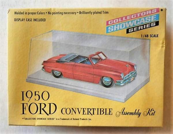 RENWAL 1/48 148 1950 FORD CONVERTIBLE Model Kit