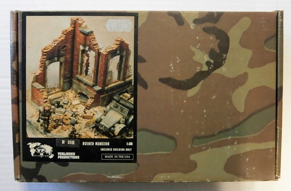 VERLINDEN PRODUCTIONS 1/35 108 RUINED MANSION Military Model Kit