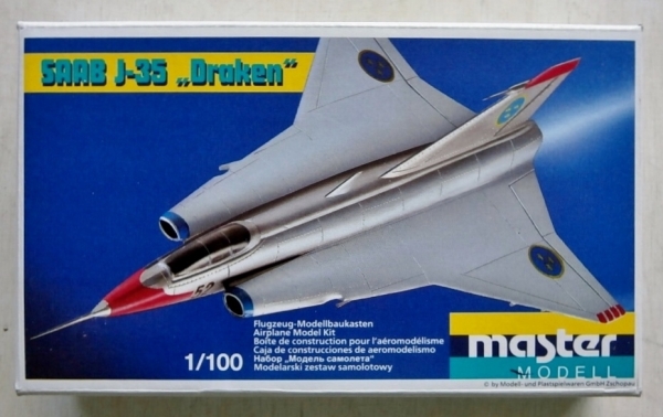 MASTERMODEL 1/100 1006 SAAB J-35 DRAKEN Model Kit