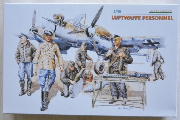 EDUARD 1/48 8501 LUFTWAFFE PERSONNEL Model Kit Model Figures