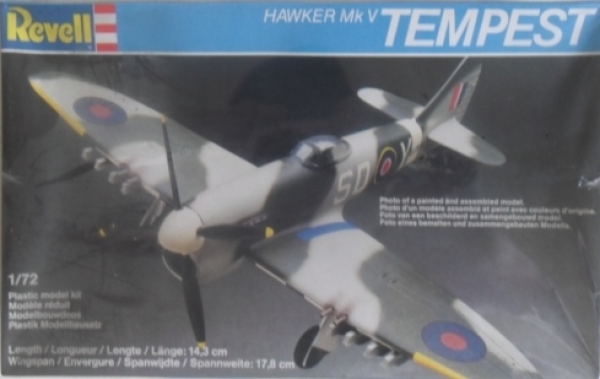 REVELL Models | REVELL 4123 HAWKER TEMPEST Mk.V | Model Kits