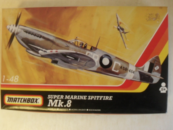 MATCHBOX 1/48 PK-460 SUPERMARINE SPITFIRE Mk.8 Model Kit