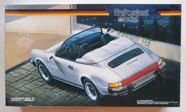 FUJIMI 1/24 EM26 PORSCHE 911 CARRERA SPEEDSTER Model Kit