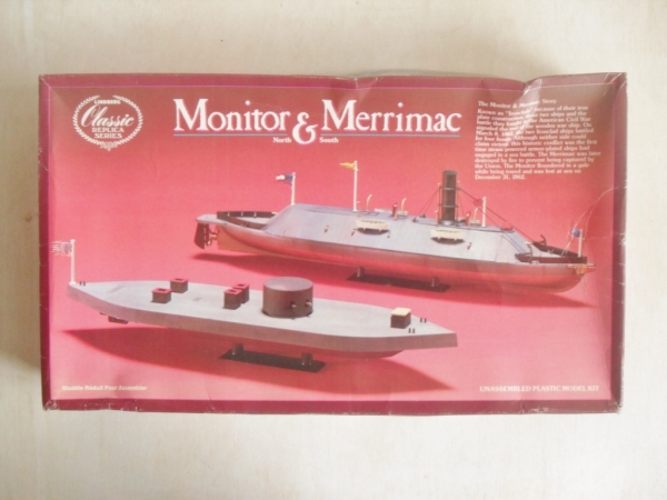 LINDBERG OTHER SCALE 718 MONITOR & MERRIMAC Model Kit