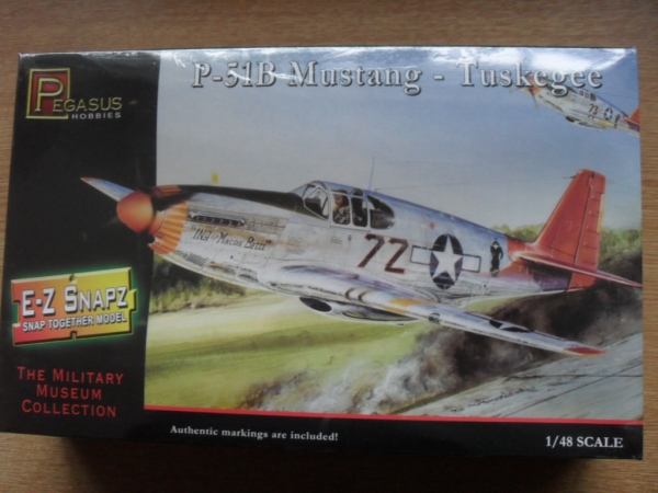PEGASUS HOBBIES 1/48 8404 P-51B MUSTANG TUSKEGEE Model Kit