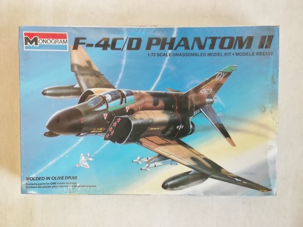 MONOGRAM 1/72 5439 F-4 C/D PHANTOM II Model Kit
