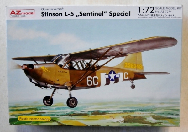 AZ MODEL 1/72 7274 STINSON L-5 SENTINEL SPECIAL Model Kit