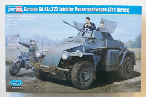 HOBBYBOSS 1/35 83816 GERMAN Sd.Kfz.222 LEICHTER PANZERSPAHWAGEN (3rd ...