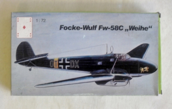 KARO 1/72 AM-02 FOCKE-WULF Fw-58C WEIHE Model Kit