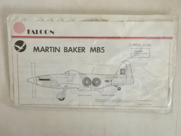FALCON 1/48 MARTIN BAKER MB5 Vacform Model Kit
