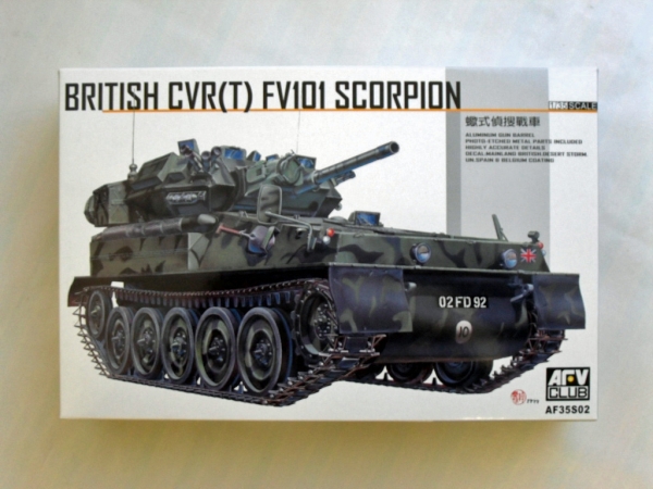 AFV CLUB 1/35 35S02 CVR(T) FV101 SCORPION Military Model Kit