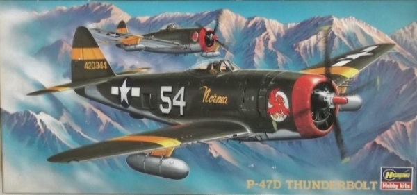 HASEGAWA 1/72 AT8 P-47D THUNDERBOLT Model Kit