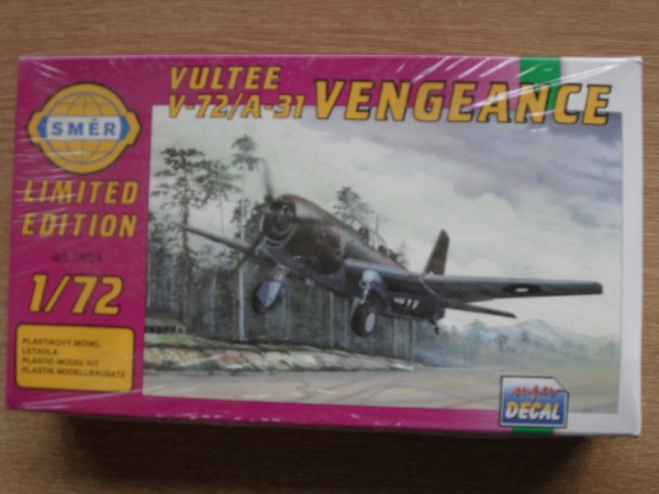 SMER 1/72 0854 VULTEE VENGEANCE V-72/A-31 Model Kit