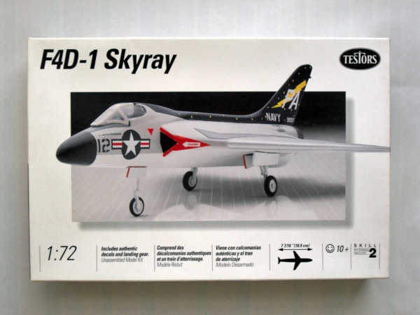 TESTORS 1/72 940 DOUGLAS F4D-1 SKYRAY Model Kit