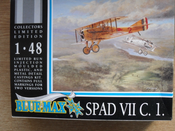 BLUE MAX 1/48 104 SPAD VII C.1 Model Kit