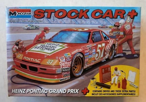 MONOGRAM 1/24 2914 HEINZ PONTIAC GRAND PRIX STOCK CAR Model Kit