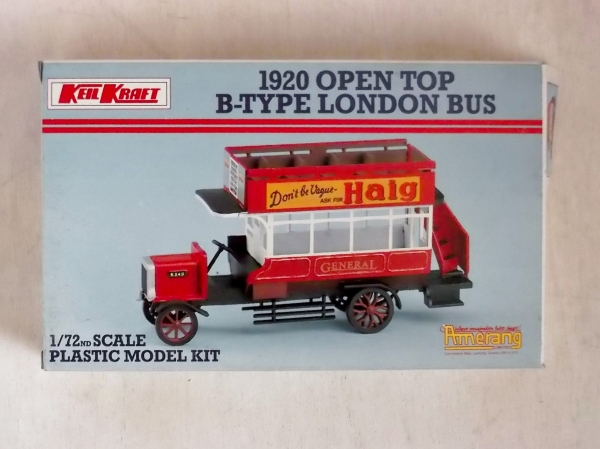 KEILCRAFT 1/72 K312 1920 OPEN TOP B-TYPE LONDON BUS Model Kit