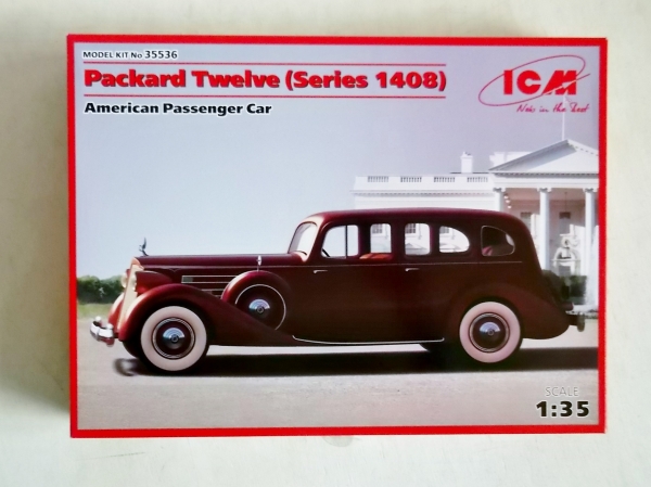 ICM 1/35 35536 PACKARD TWELVE (SERIES 1408) Military Model Kit