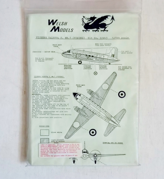 WELSH MODELS 1/144 PJW43 VICKERS VALETTA C.Mk.1 (VIKING) Model Kit