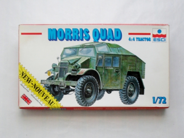 ESCI 1/72 8321 MORRIS QUAD 4x4 TRACTOR Military Model Kit