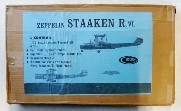 CONTRAIL 1 72 ZEPPELIN STAAKEN R VI Vacform Model Kit