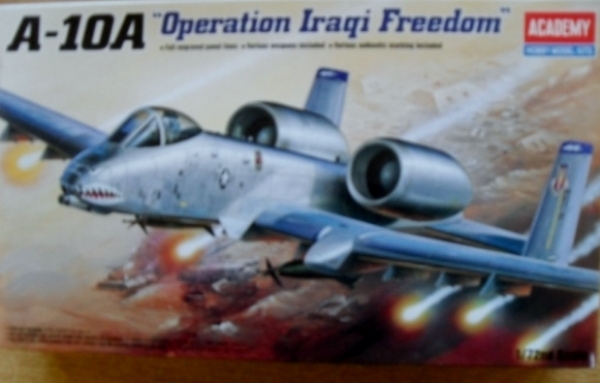 ACADEMY 1/72 12402 A-10A OPERATION IRAQI FREEDOM Model Kit