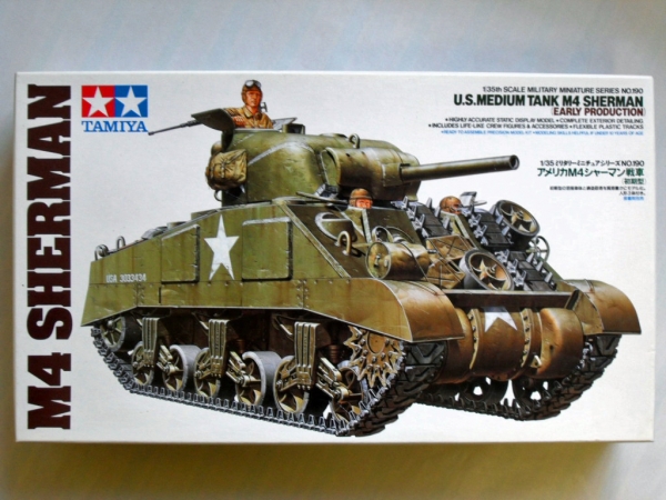 TAMIYA Models | TAMIYA 35190 M4 SHERMAN EARLY PRODUCTION | Model Kits