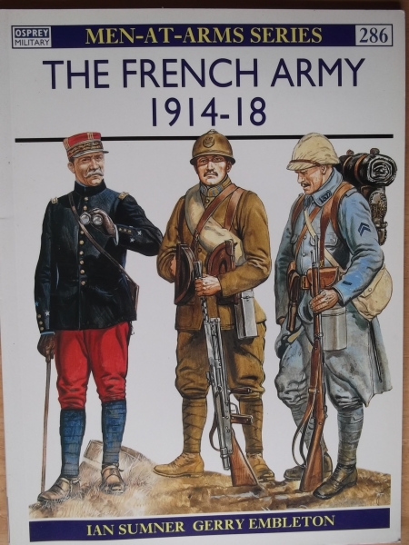 Osprey 286. The French Army 1914-18 Model Kit | Books