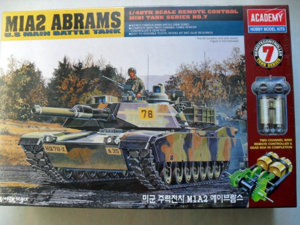 ACADEMY 1/48 13002 M1A2 ABRAMS Military Model Kit