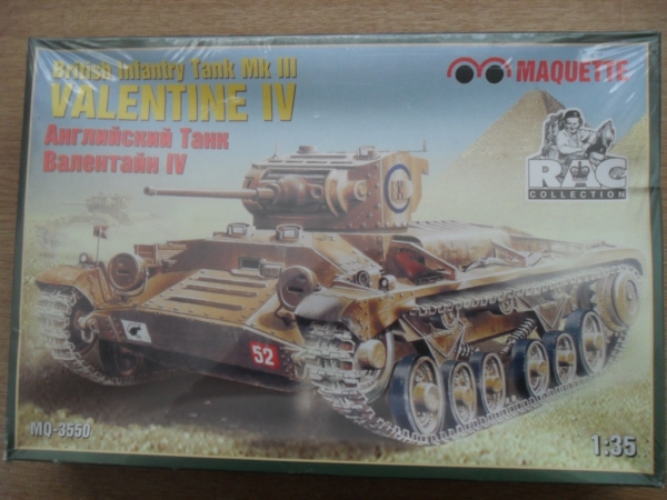 MAQUETTE 1/35 3550 VALENTINE IV Military Model Kit