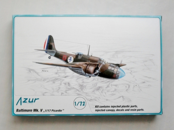 AZUR 1/72 A067 BALTIMORE Mk.V 1/17 PICARDIE Model Kit