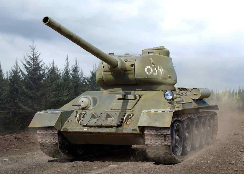 13421 SOVIET MEDIUM TANK T-34-85