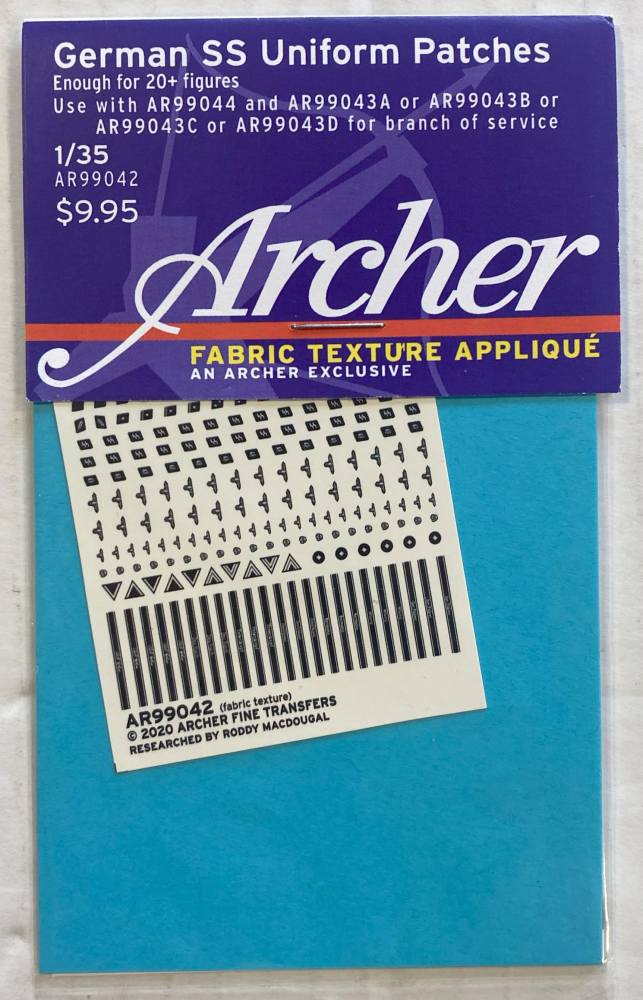 AR99042 German Ss Uniform Patches