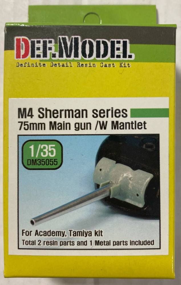 M4 SHERMAN SERIES 75MM MAIN GUN/W MANTLET