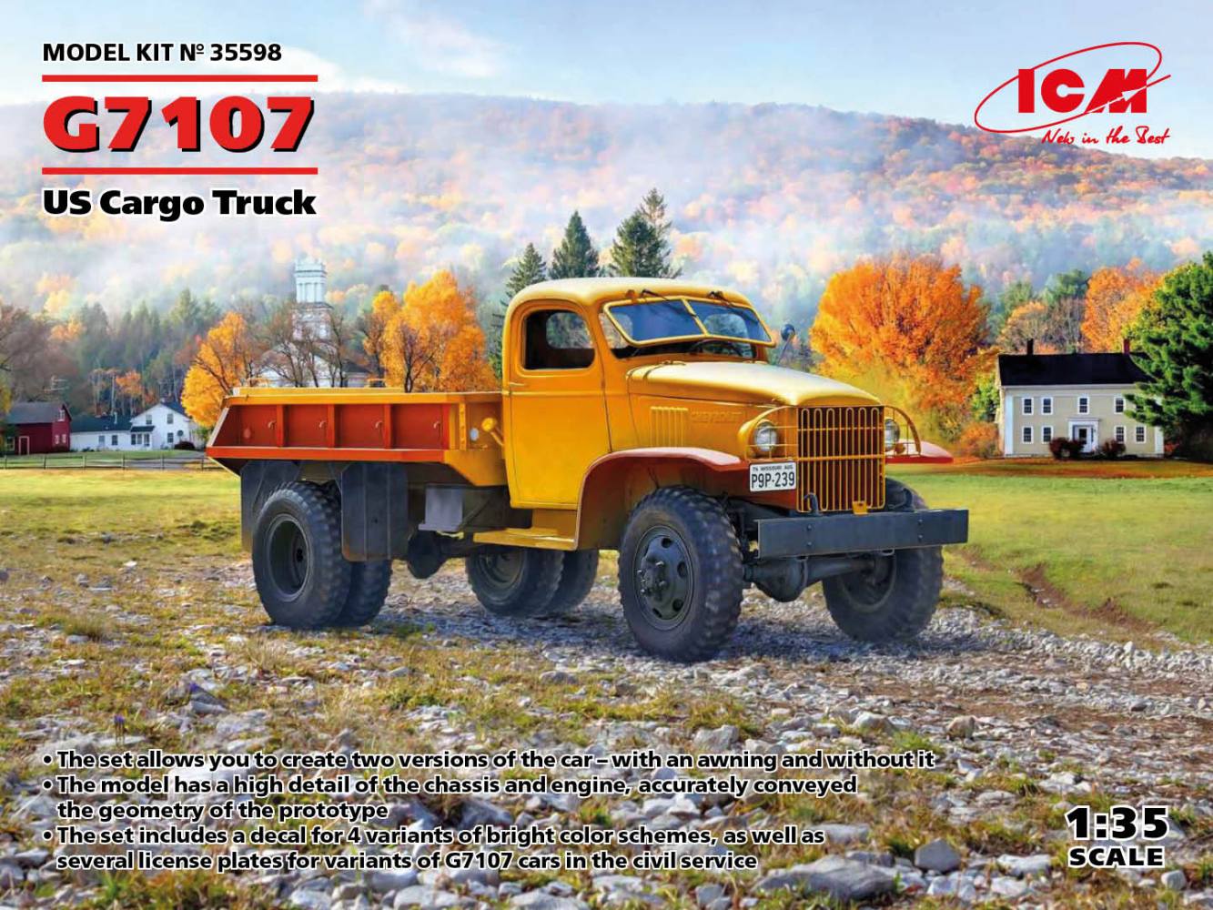 Icm 35598 G7107 Us Cargo Truck Model Kit | Cars, Motorbikes & Trucks ...