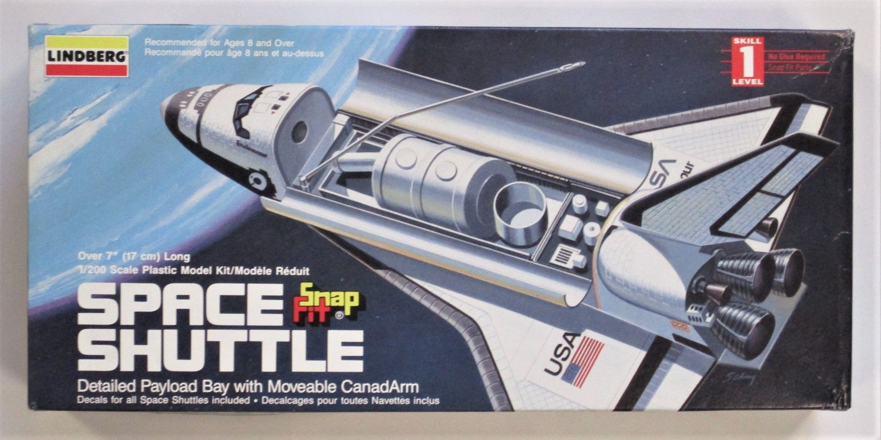 72566 SPACE SHUTTLE MOVEABLE CANADARM SNAP FIT