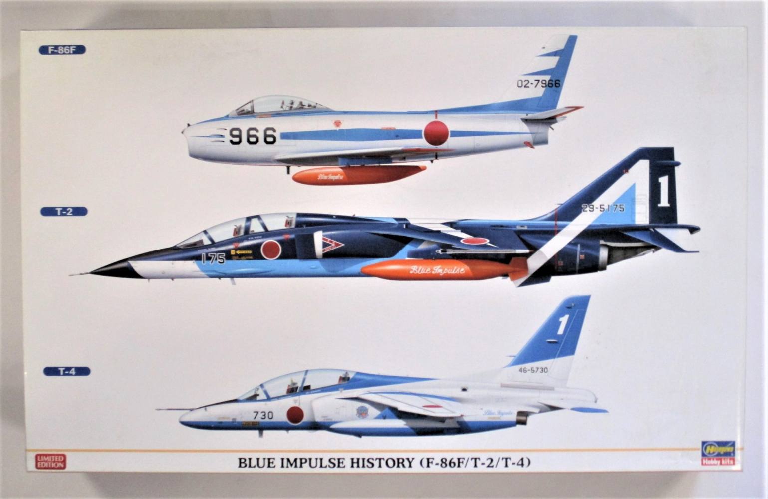 Hasegawa 09912 Blue Impulse History (f-86f/t-2/t-4) Model Kit ...