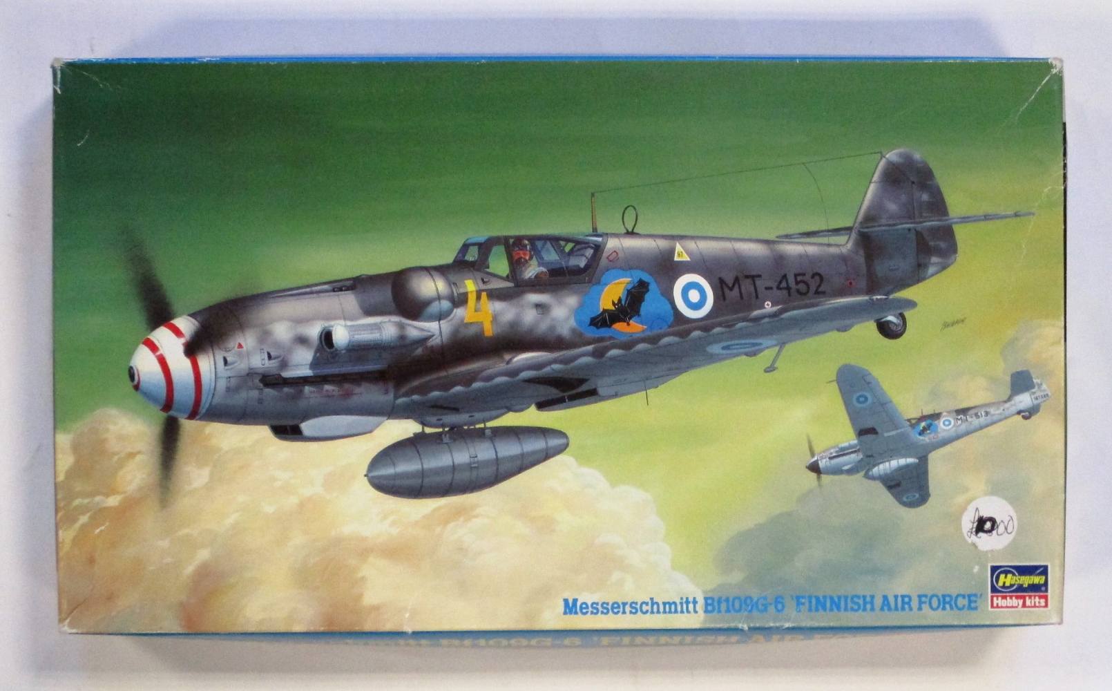 Hasegawa Jt163 Messerschmitt Bf109g-6 Finnish Air Force Model Kit | Aircraft Model Kits