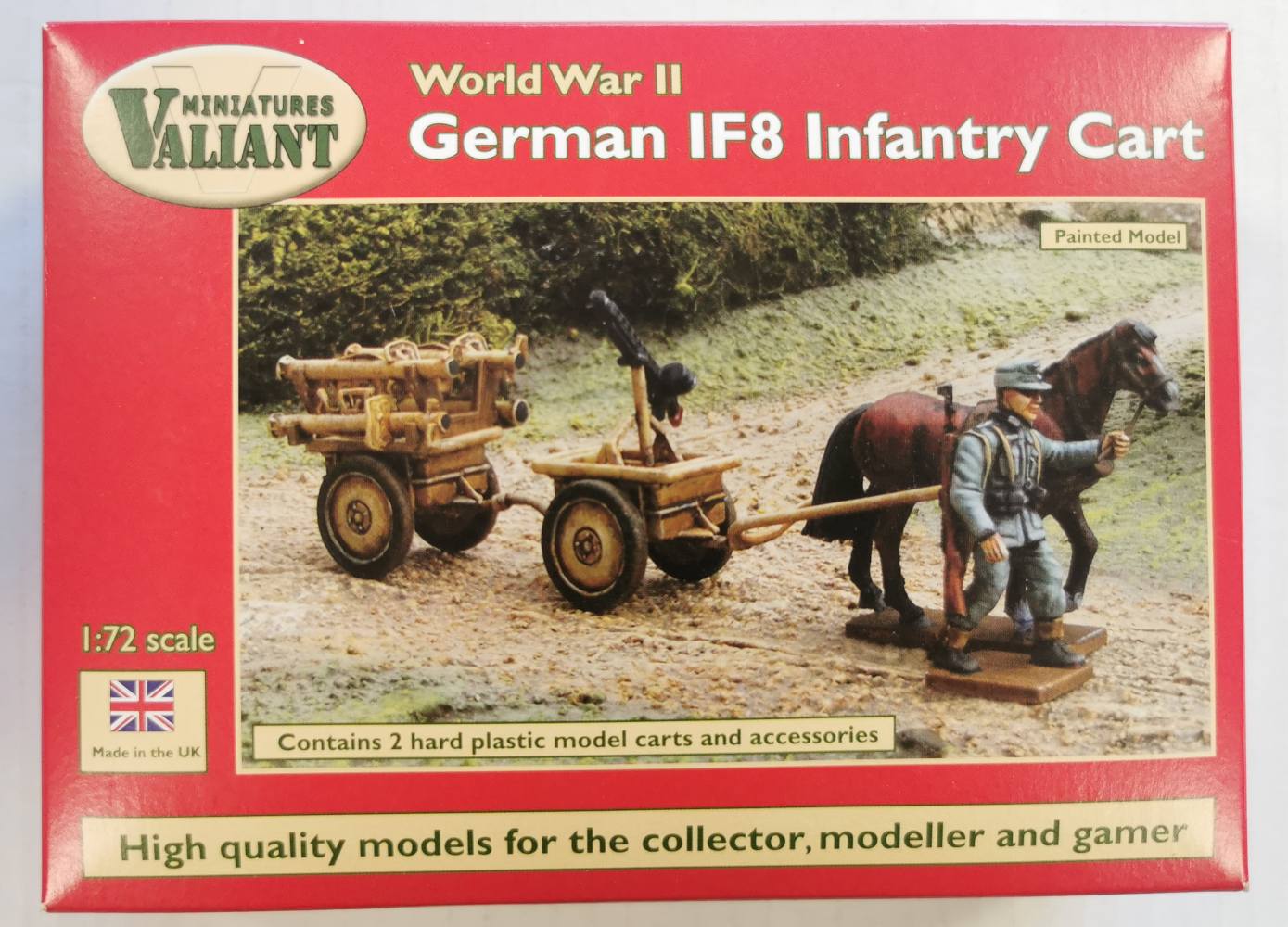 Valiant Miniatures Vm005 World War Ii German If8 Infantry Cart Model ...